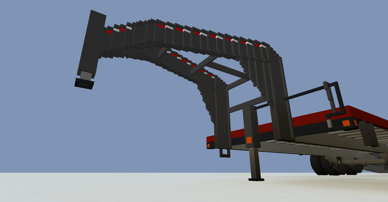 20ft Gooseneck Fifth Wheel Trailer with animations (Big Tex 20GN ...