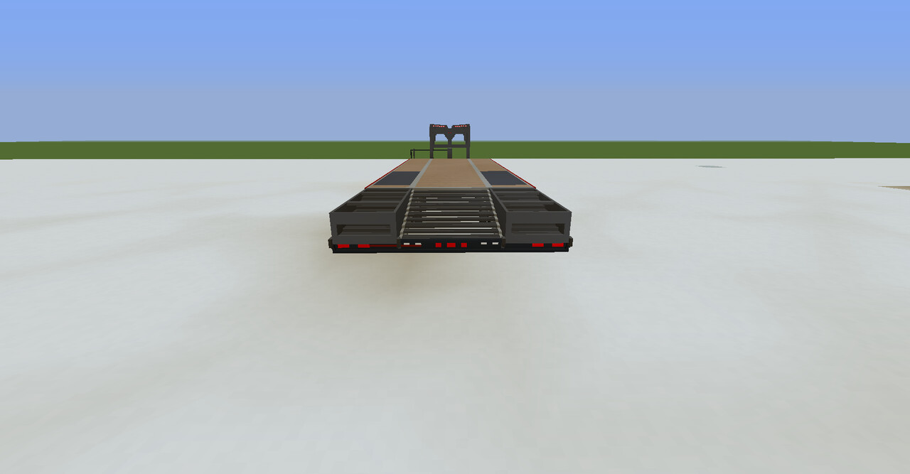 20ft Gooseneck Fifth Wheel Trailer with animations (Big Tex 20GN ...