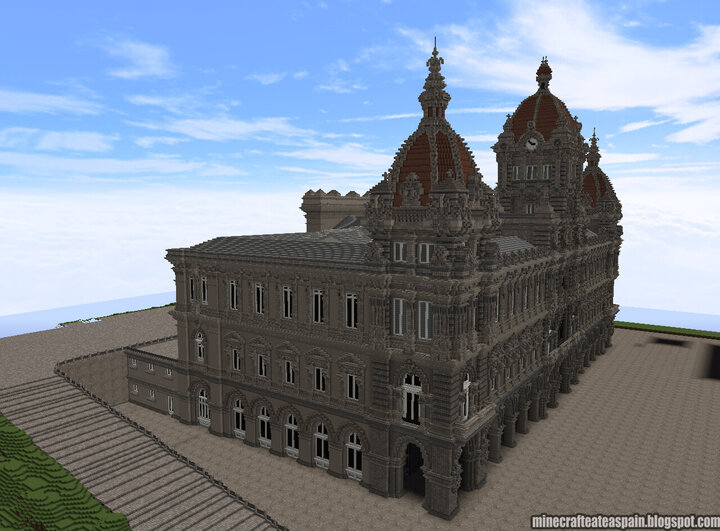 Replica Minecraft of the City Council of A Coruña, Spain. Minecraft Map