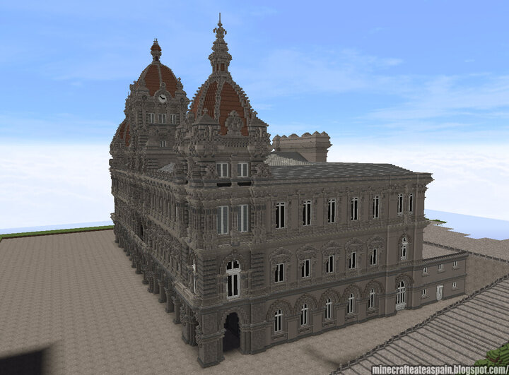 Replica Minecraft of the City Council of A Coruña, Spain. Minecraft Map