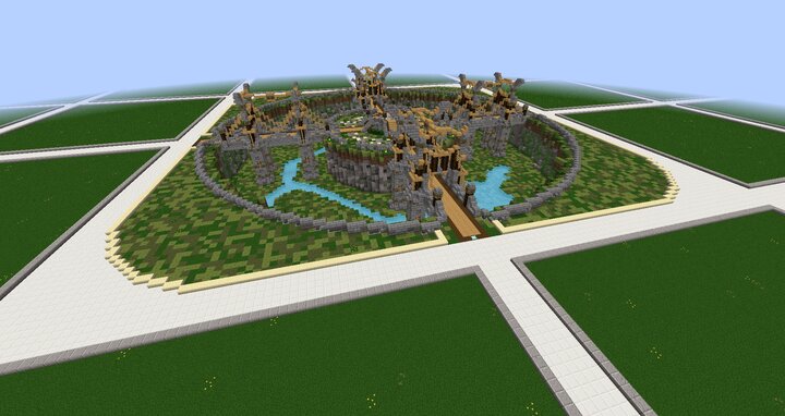 Small Plot World Spawn Basic / Grundgerüst Plot Spawn Minecraft Map