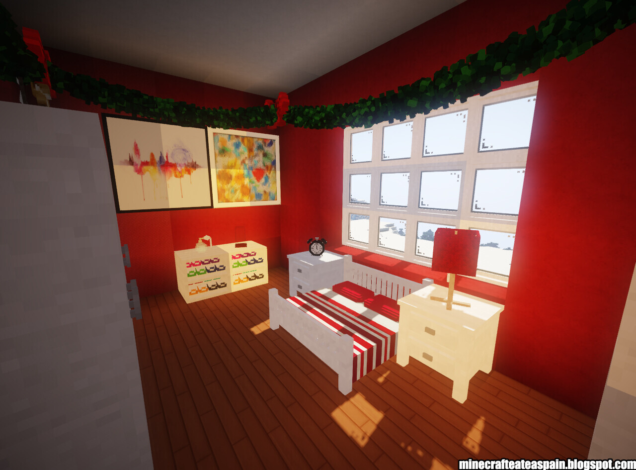 Nordic Christmas house with interiors by Minecrafteate. Minecraft Map