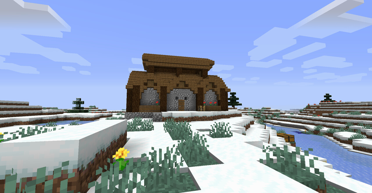 Cute Lil Barn! Minecraft Map