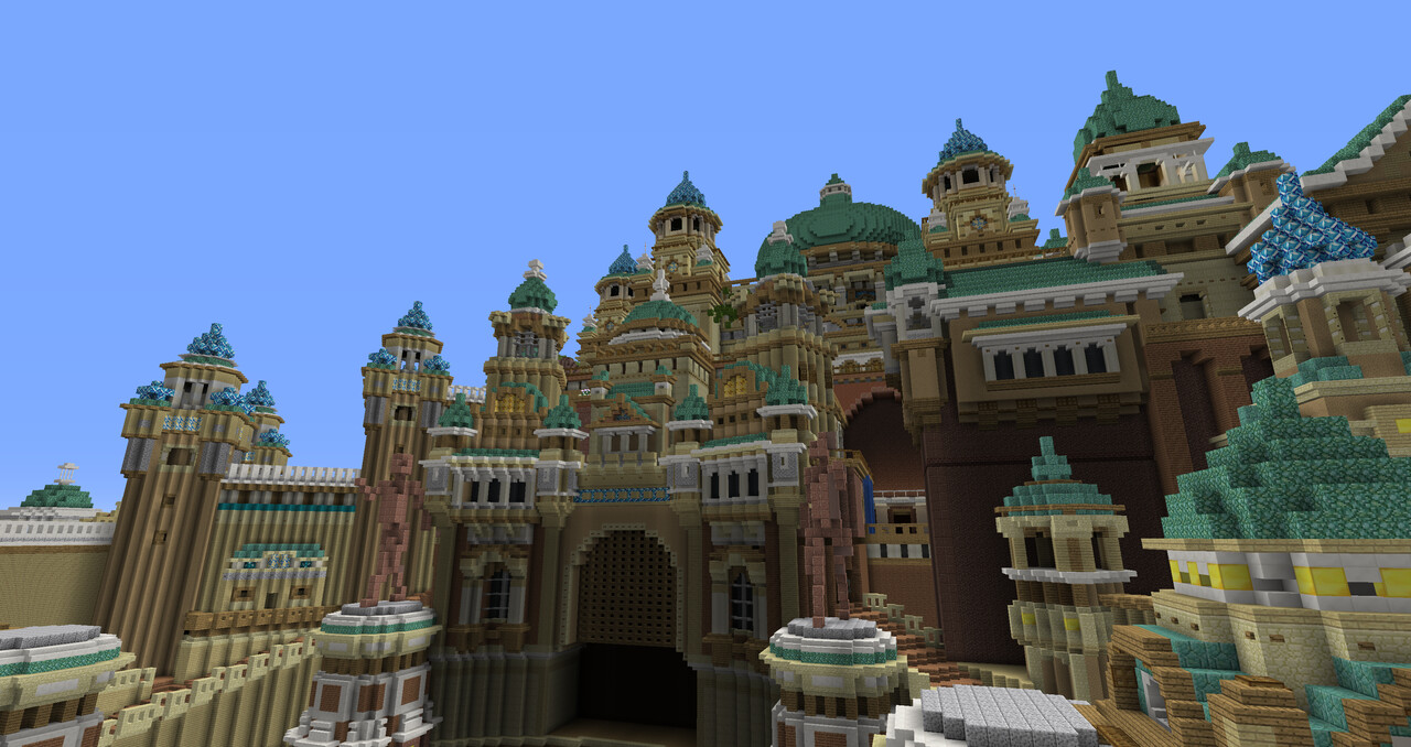 Moroccan Architecture Inspired Palace Minecraft Map