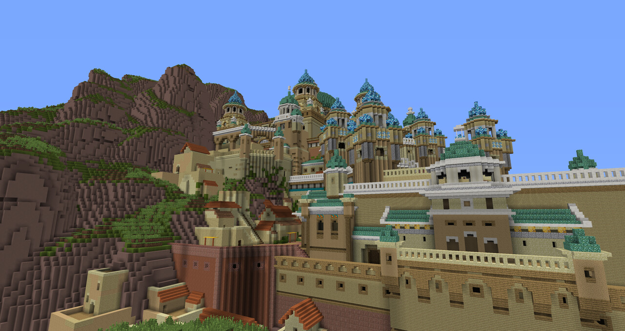 Moroccan Architecture Inspired Palace Minecraft Map