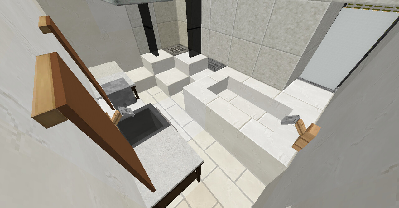 Farmhouse style home #1 [With full interior, and Download] Minecraft Map