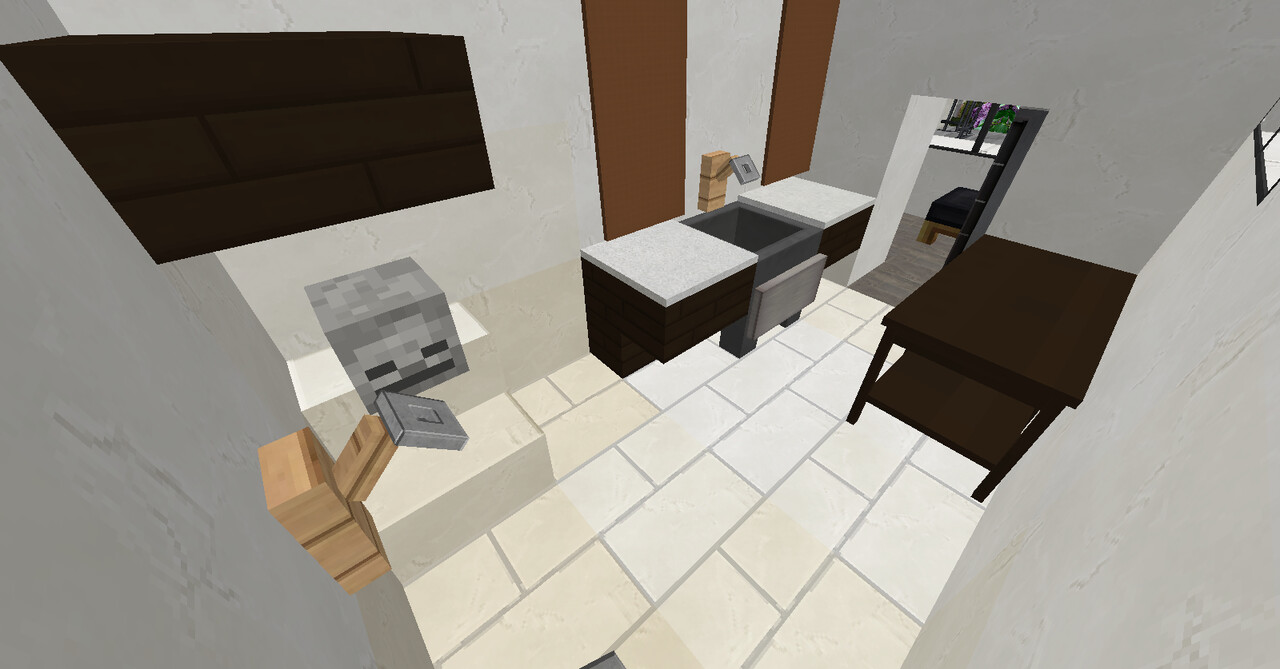 Farmhouse style home #1 [With full interior, and Download] Minecraft Map