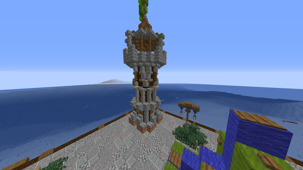 Medieval Fight Tower Schematic Minecraft Map