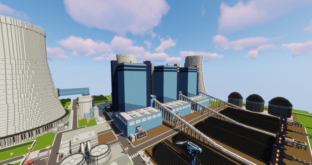 My most realistic Powerplant Minecraft Map