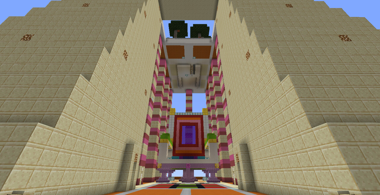 Big Ol' Flying Throne Minecraft Map