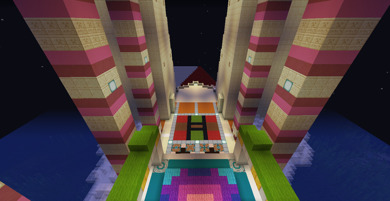 Big Ol' Flying Throne Minecraft Map