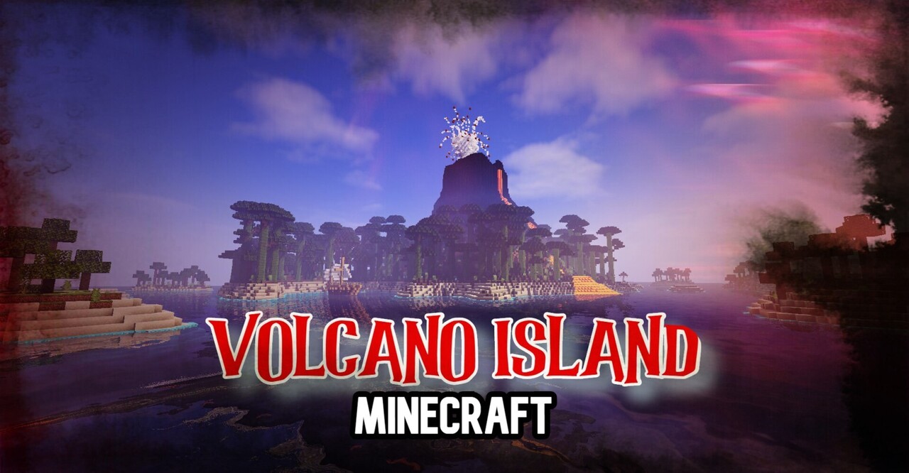 Volcano Island Minecraft Map