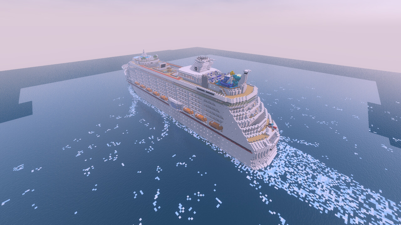 Maritime Sapphire (1999) (Full Interior) Custom Ship Minecraft Map