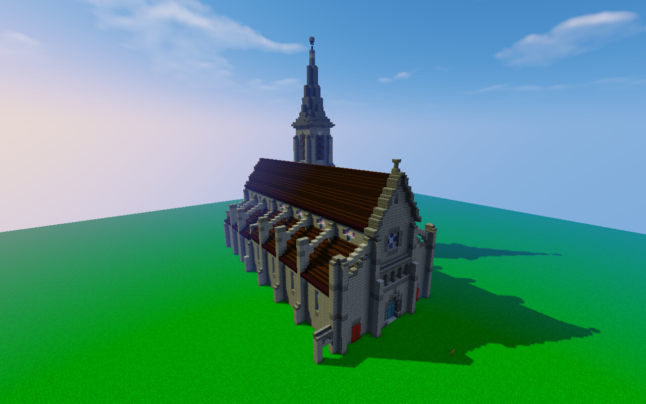 Eglise Saint-Hermeland, Bagneux, France Minecraft Map