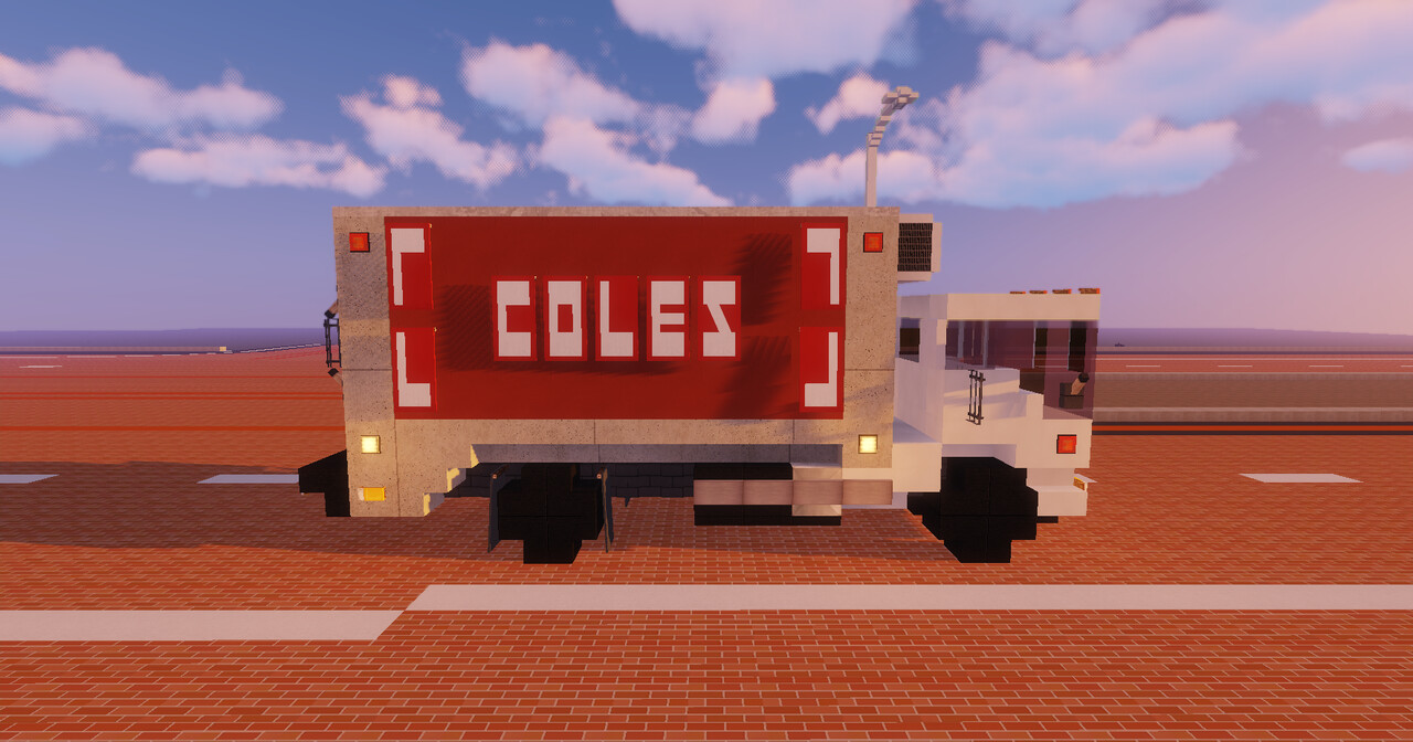 1.5:1 Scale Euro Fuso Canter Coles cargo van Minecraft Map