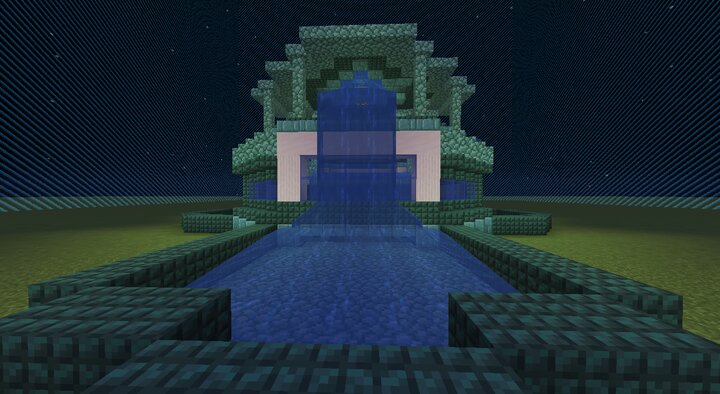 Small water temple Minecraft Map