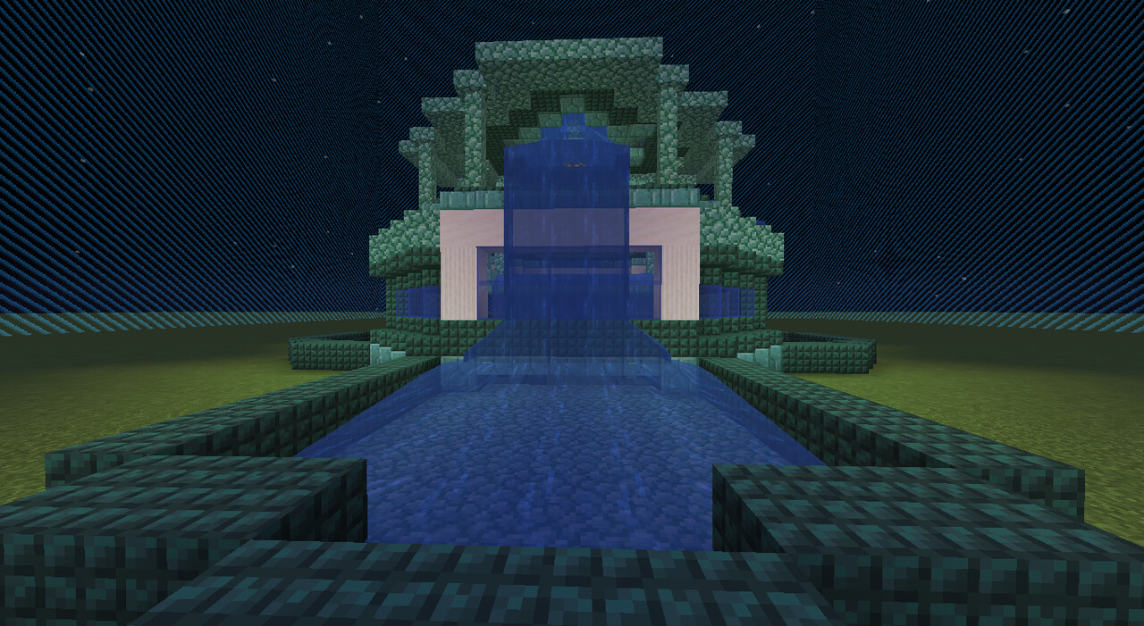 Small water temple Minecraft Map