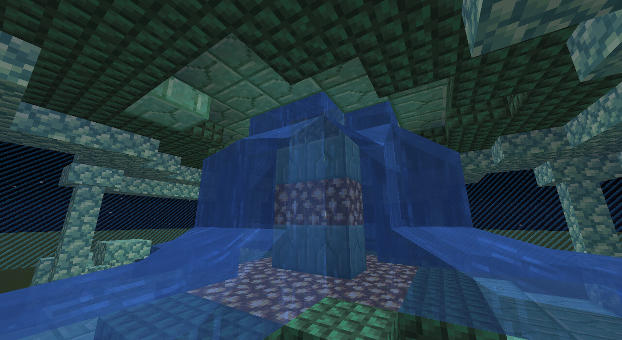 Small water temple Minecraft Map