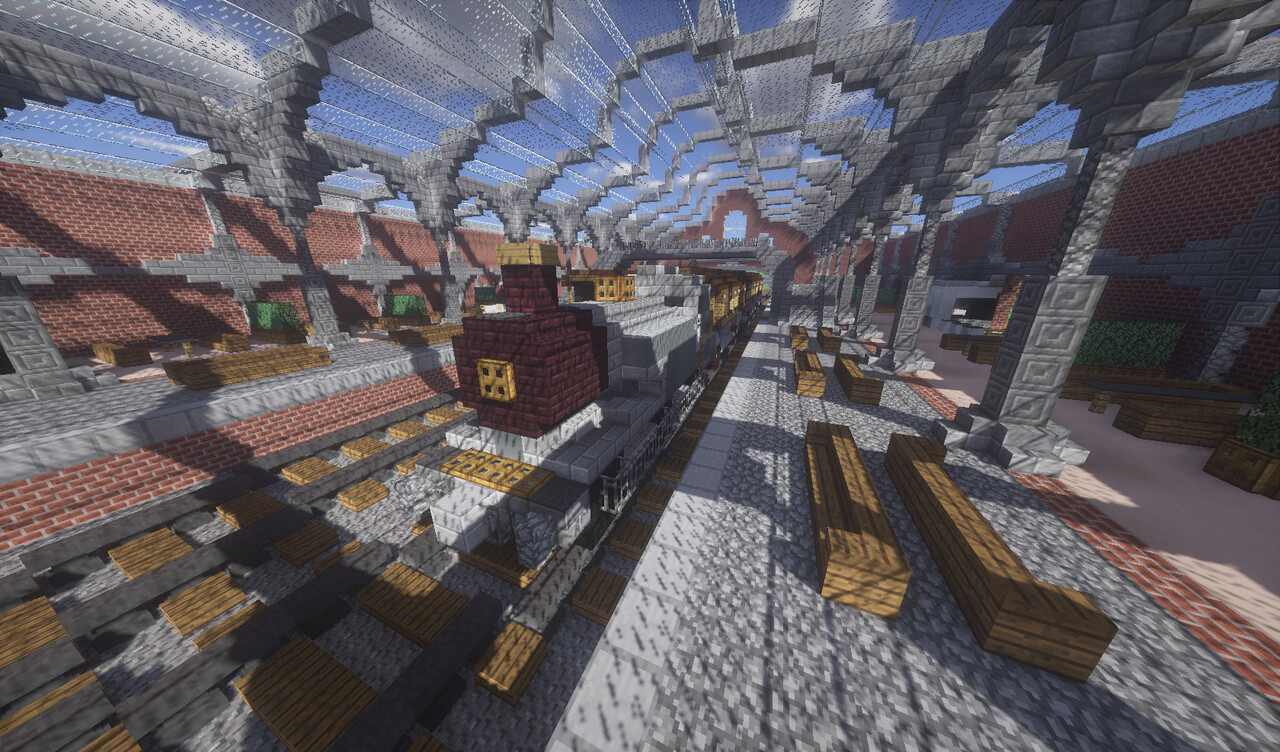 Train Station Minecraft Map