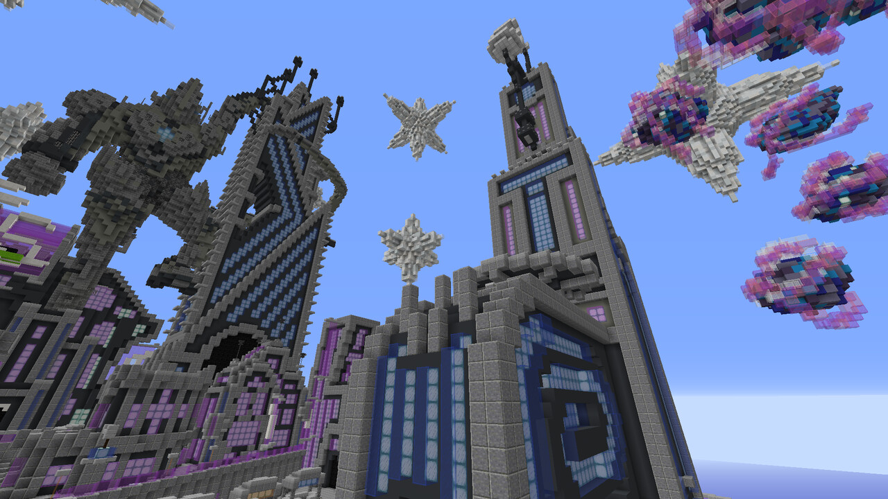 "Cyberpunk Project" Minecraft Map