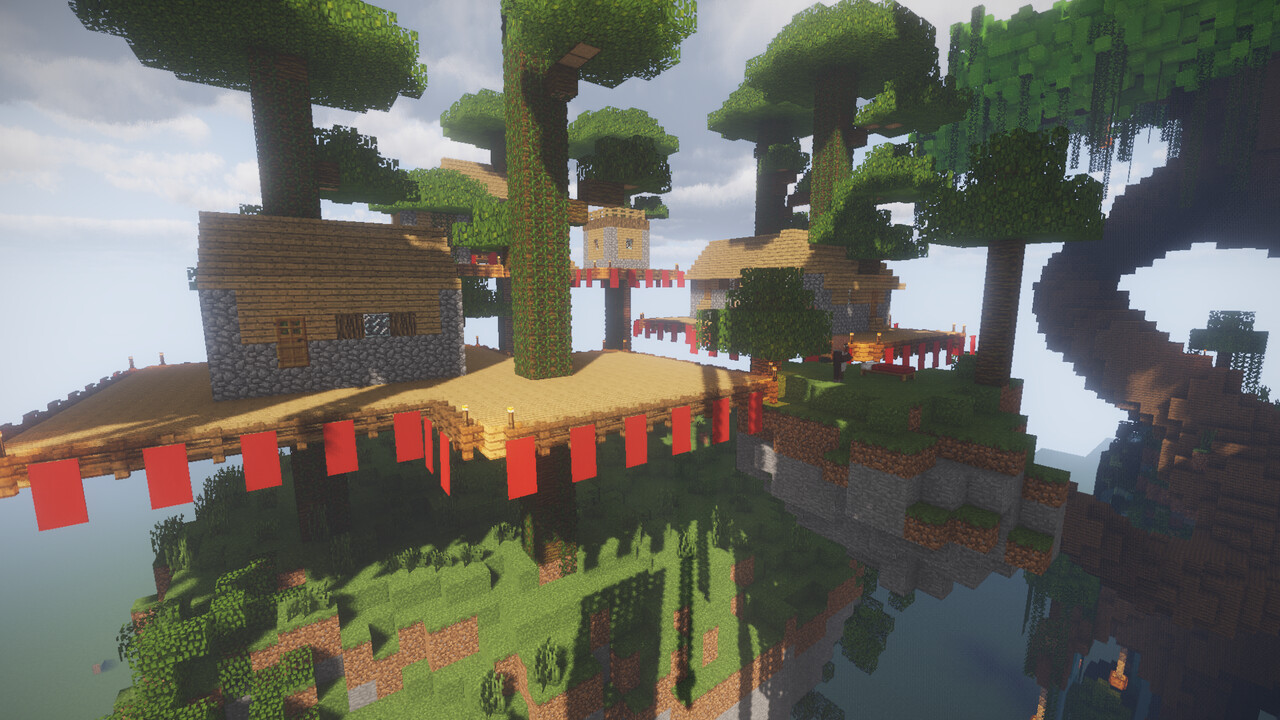 TREEHOUSE: A Soraxus 4v4 Bedwars map Minecraft Map