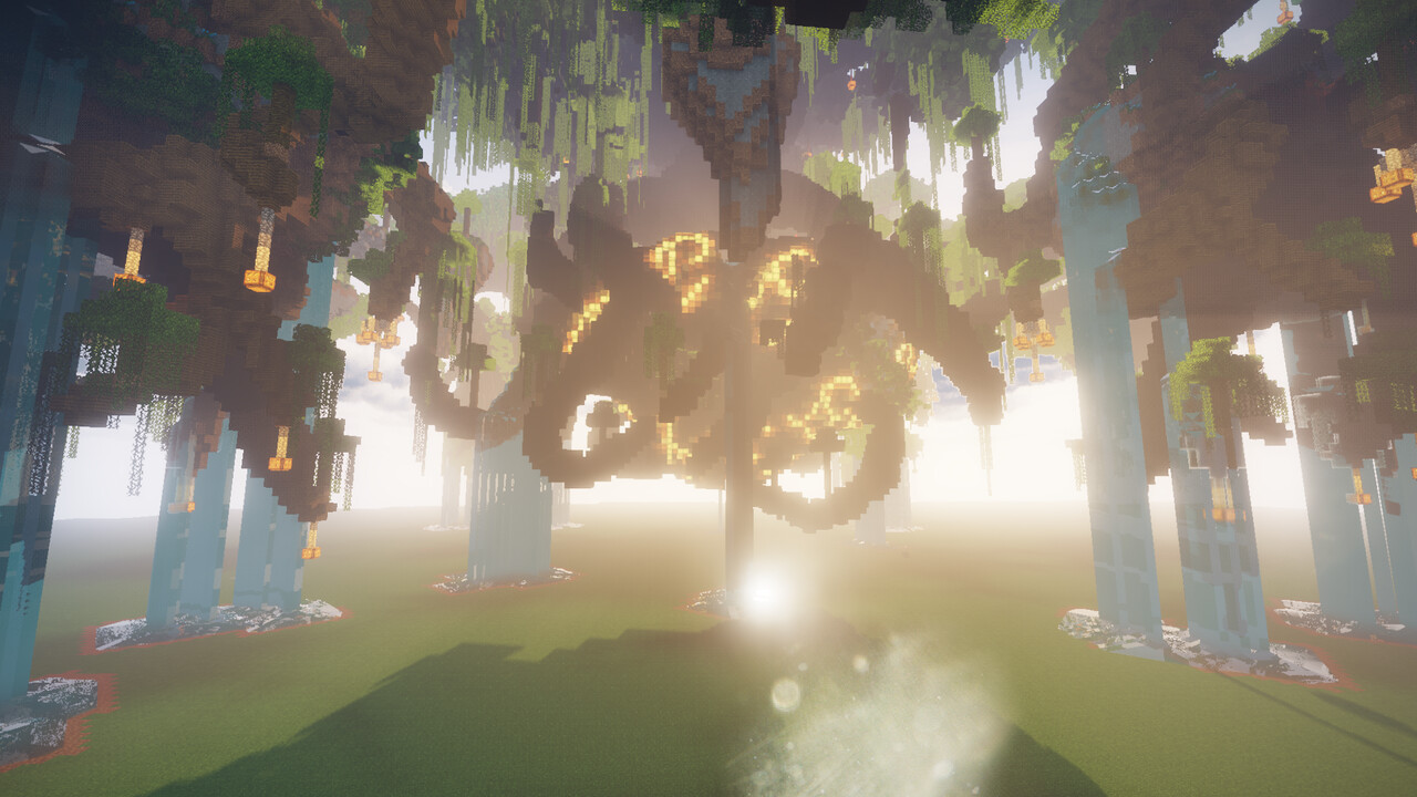 TREEHOUSE: A Soraxus 4v4 Bedwars map Minecraft Map