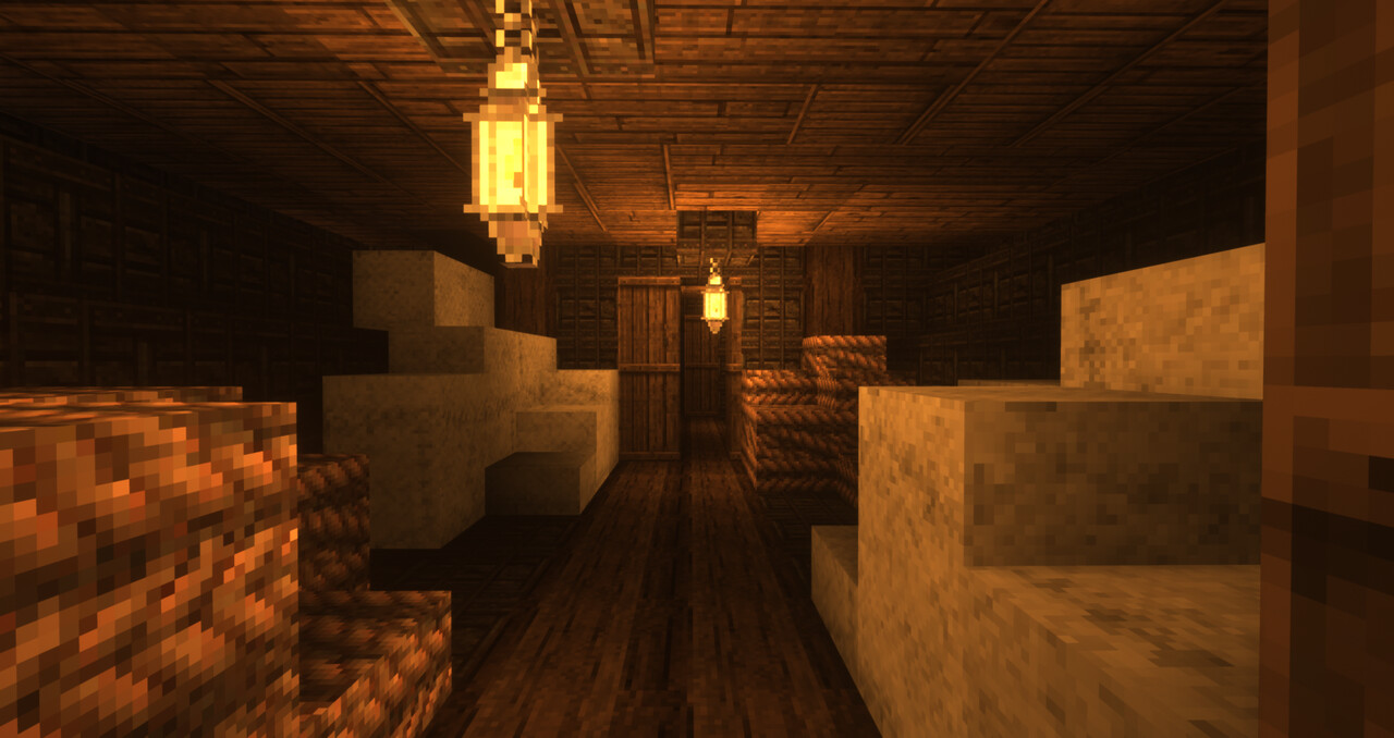 Schematic: King's Fury Warship Minecraft Map