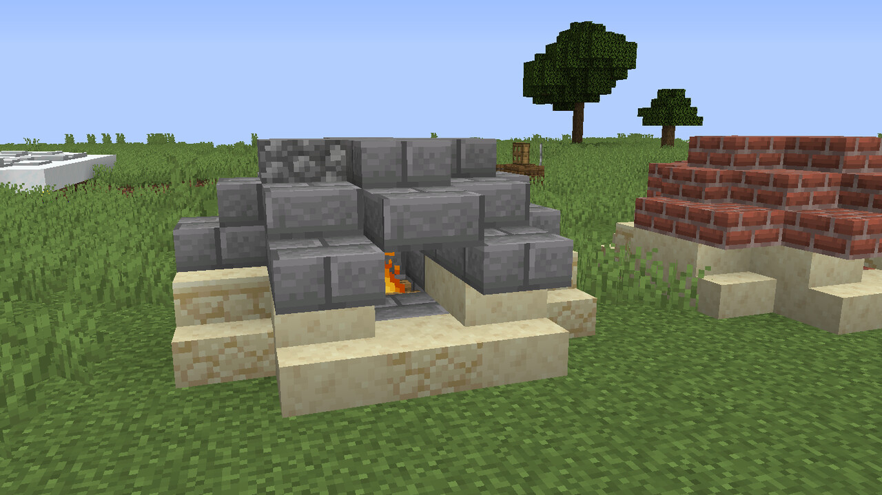 Outside Medieval Furnaces (Kilns) Minecraft Map