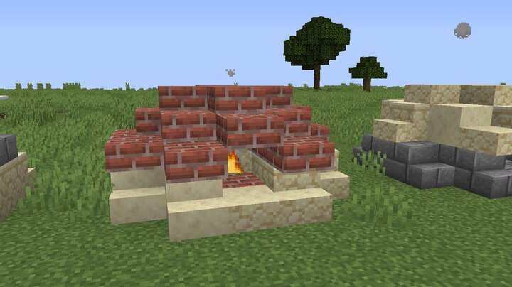 Outside Medieval Furnaces (Kilns) Minecraft Map