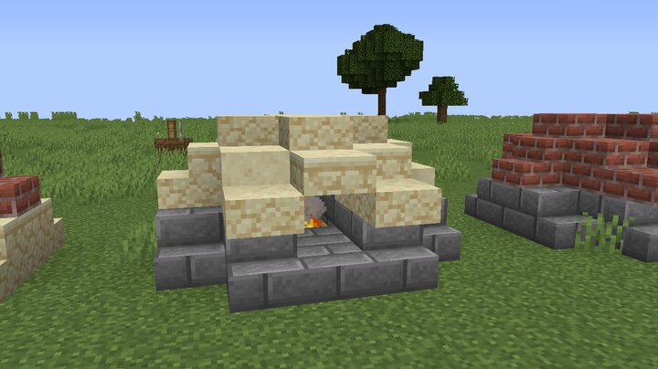 Outside Medieval Furnaces (Kilns) Minecraft Map