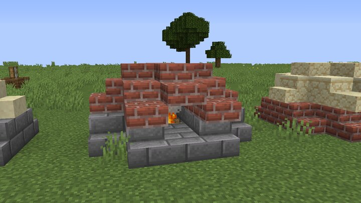 Outside Medieval Furnaces (Kilns) Minecraft Map