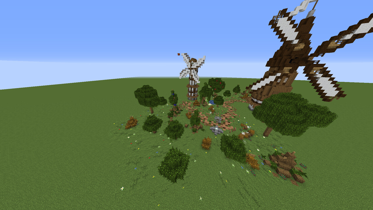 2 Windmill Schematics Minecraft Map