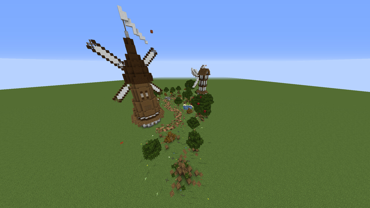 2 Windmill Schematics Minecraft Map