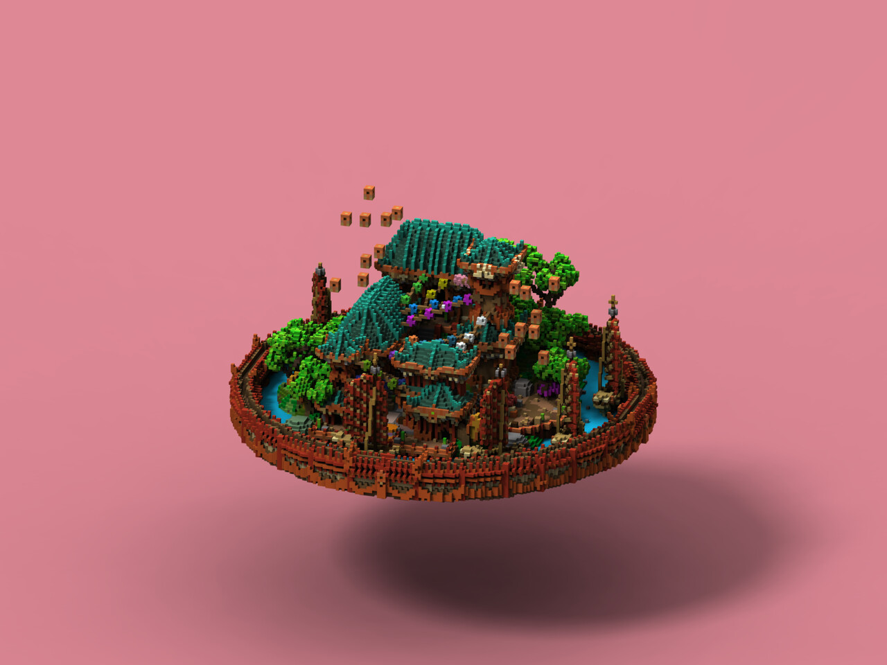 Chinese city - lobby Minecraft Map