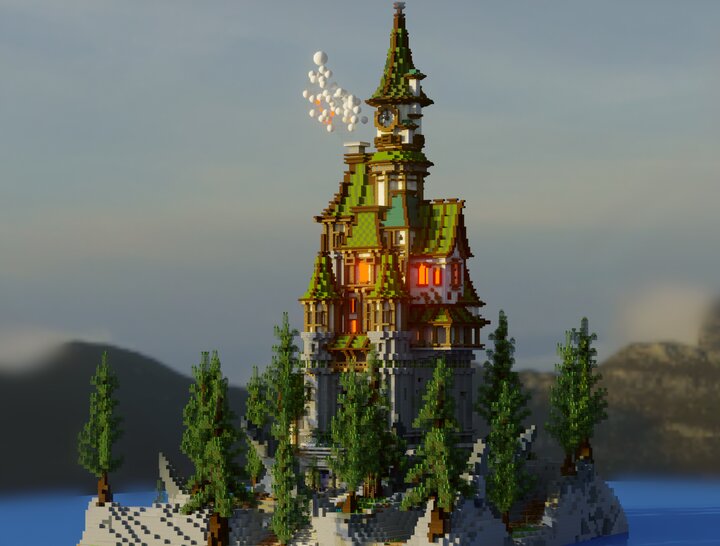 "Champagne Castle" Minecraft Map