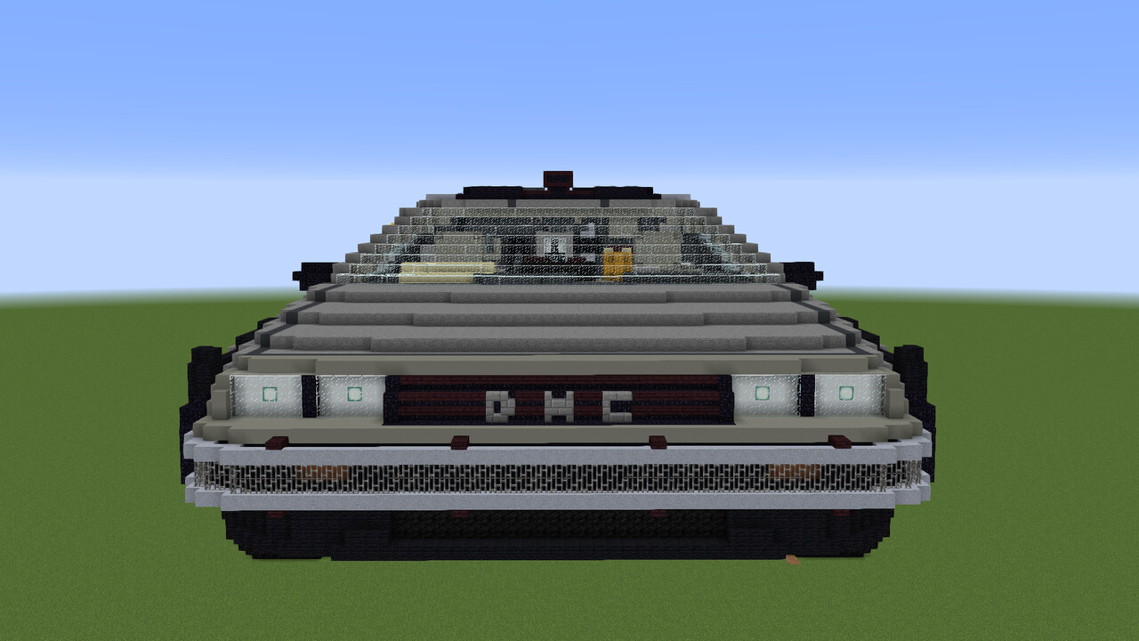 Back to the Future Delorean DMC 12 Time Machine Minecraft Map