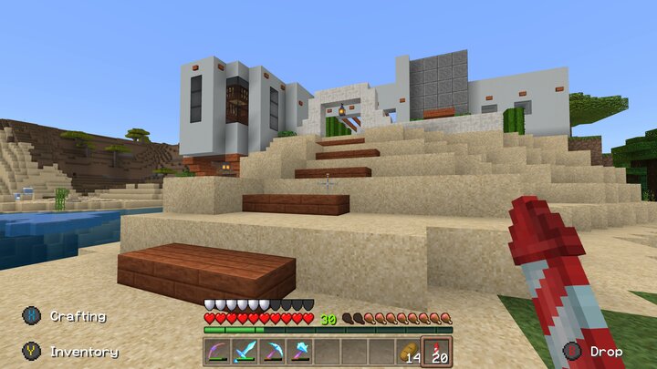 Modern Adobe Mansion Minecraft Map