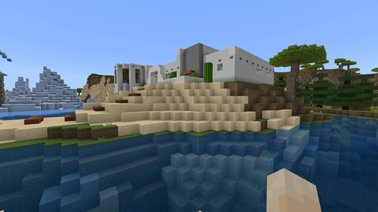 Modern Adobe Mansion Minecraft Map