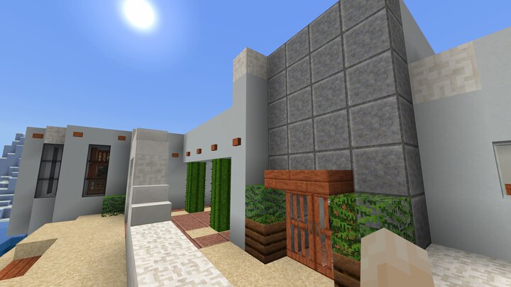 Modern Adobe Mansion Minecraft Map