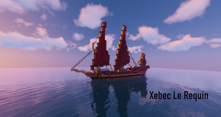Le Requin French Xebec Minecraft Map