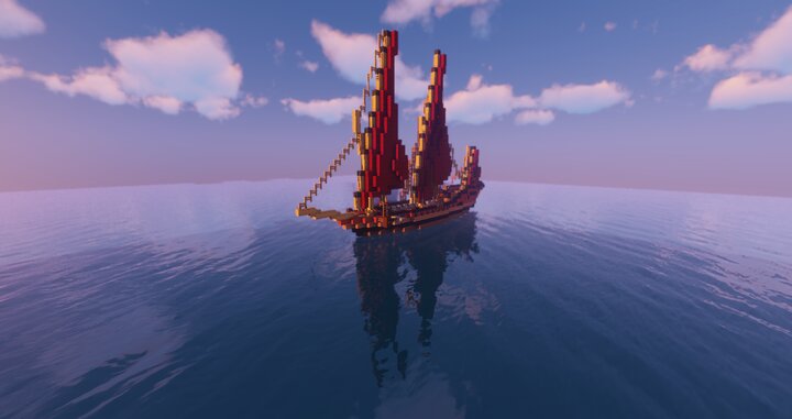 Le Requin French Xebec Minecraft Map