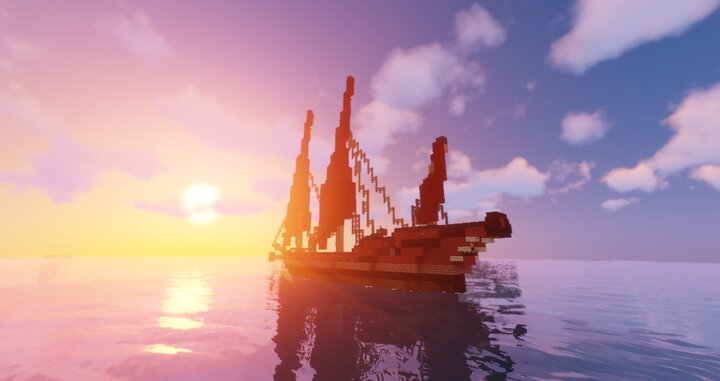 Le Requin French Xebec Minecraft Map