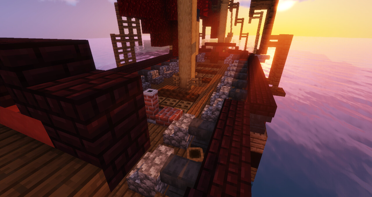 Le Requin French Xebec Minecraft Map