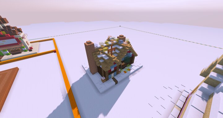 Yule Log Cabin|Sugar n" Spice Collection Minecraft Map