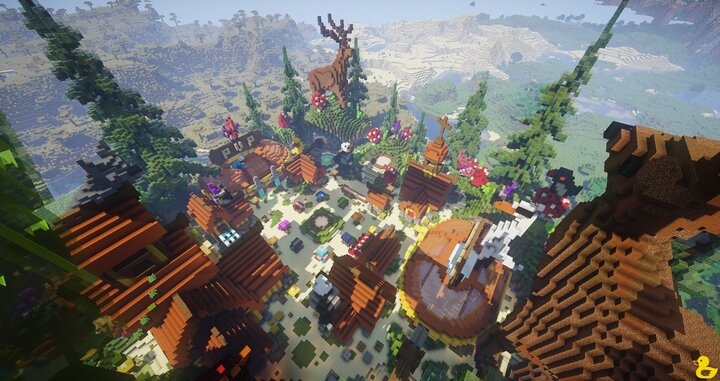 ENDCRAFT Forest Lobby Minecraft Map