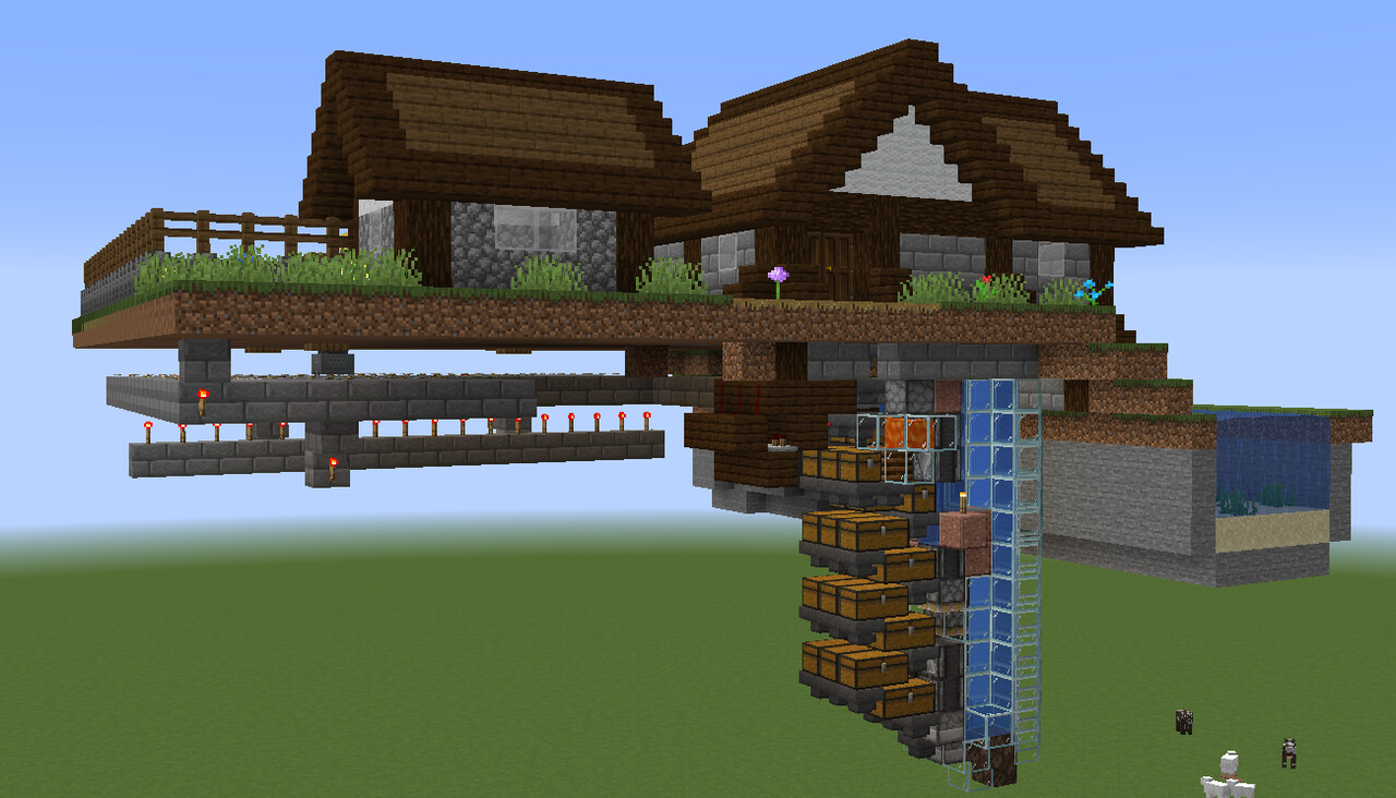 River's Edge Water Mill and Wheat Farm Minecraft Map