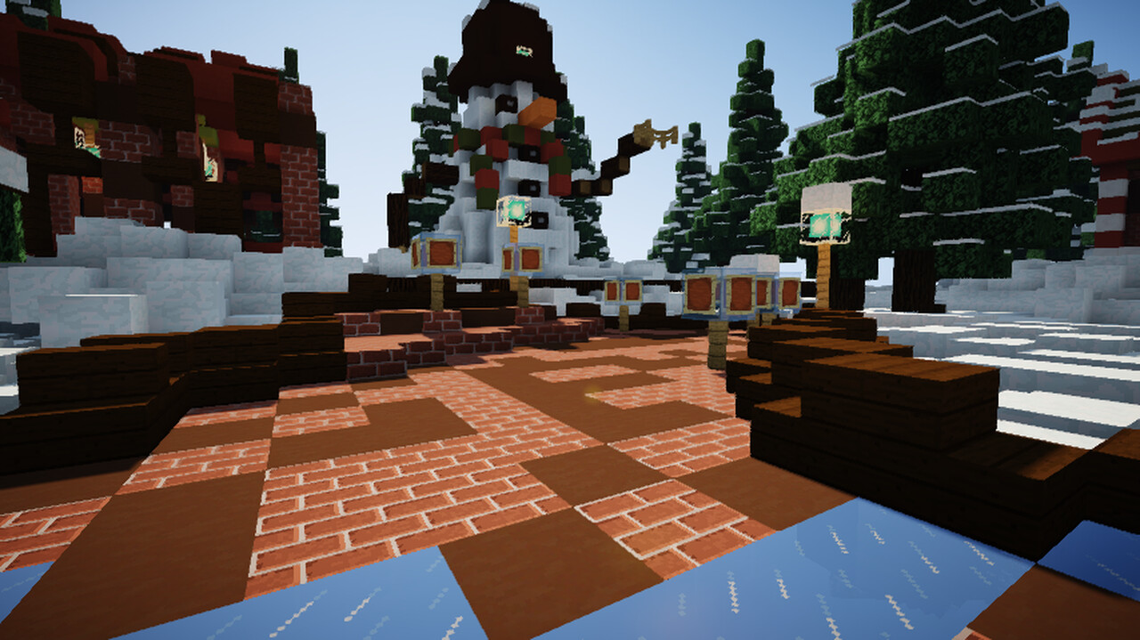 Minecraft Christmas/Winter Spawn Minecraft Map