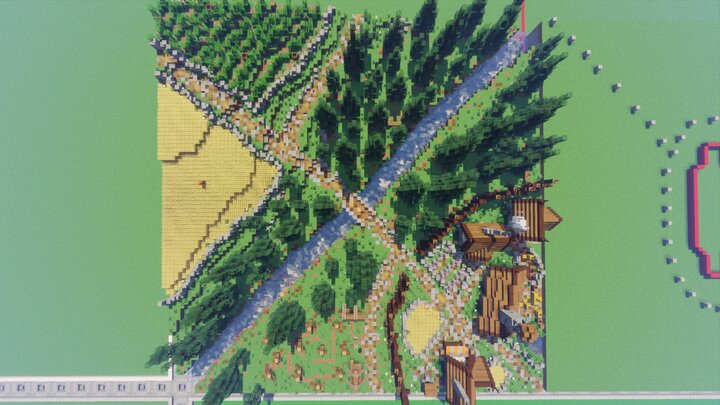 Small Village Minecraft Map