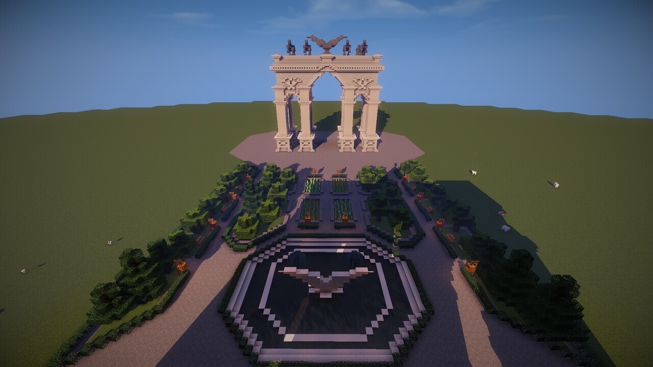 Simple Arch Minecraft Map