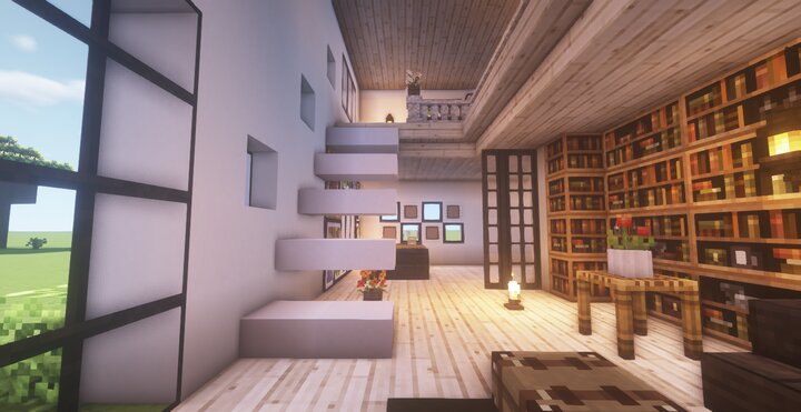 Modern House Minecraft Map